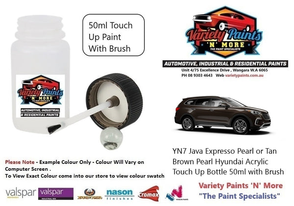 YN7 Java Expresso Pearl or Tan Brown Pearl Hyundai