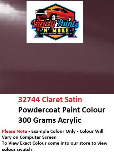 32744 Claret Satin Powdercoat Spray Paint 300g