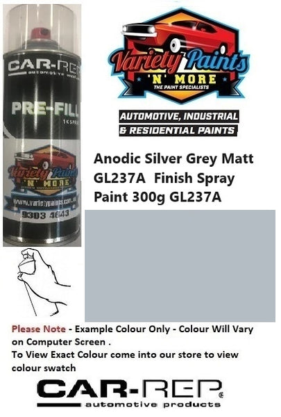 Anodic Silver Grey Matt GL237A Finish Spray Paint 300g GL237A