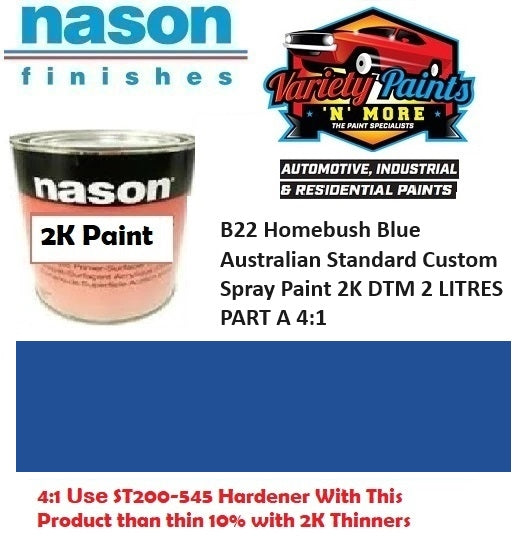 B22 Homebush Blue Australian Standards Nason 2K