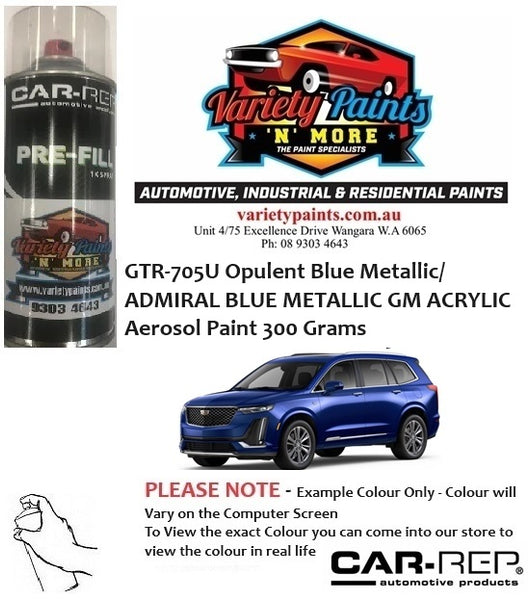 GTR-705U Opulent Blue Metallic/ ADMIRAL BLUE METALLIC