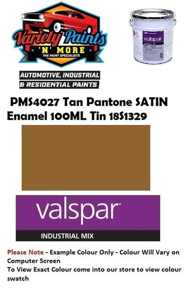 PMS4027 Tan Pantone SATIN Enamel 100ML Tin 18S1329
