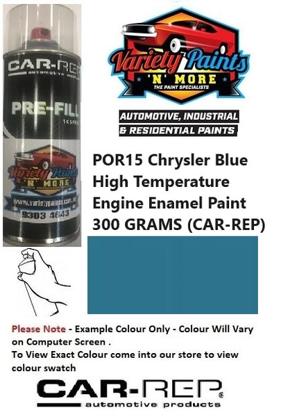 POR15 Chrysler Blue High Temperature Engine Enamel Paint 473ml