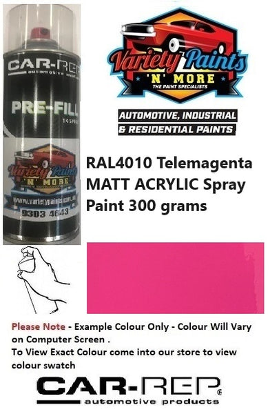 RAL4010 Telemagenta MATT ACRYLIC Spray Paint 300 grams