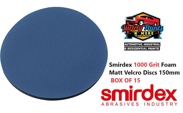 Norton Single 3000 Grit Ice Foam Discs 150mm Green
