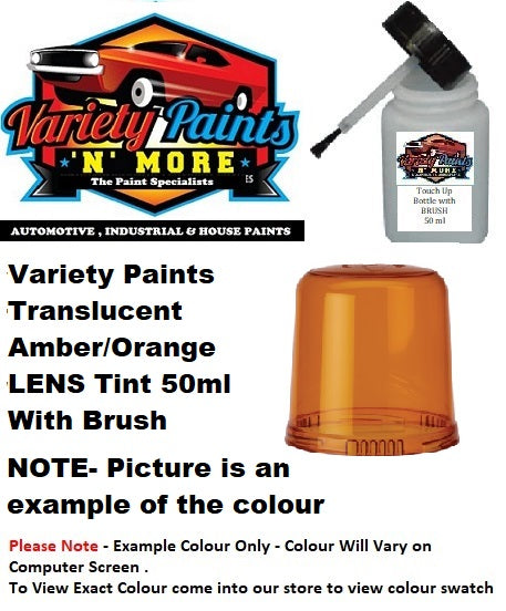 Variety Paints Translucent Amber LENS Tint 50ml
