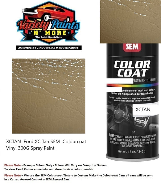 XCTAN Ford XC Tan SEM Colourcoat Vinyl 300G Spray Paint