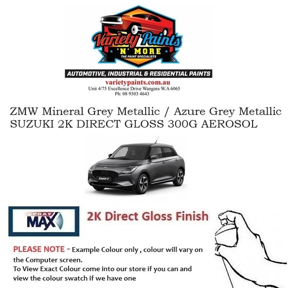 ZMW Mineral Grey Metallic / Azure Grey Metallic SUZUKI