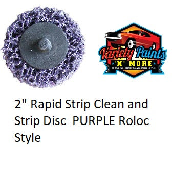 2" Rapid Strip Clean and Strip Disc PURPLE Roloc Style