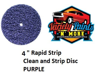 4" Rapid Strip Clean and Strip Disc PURPLE