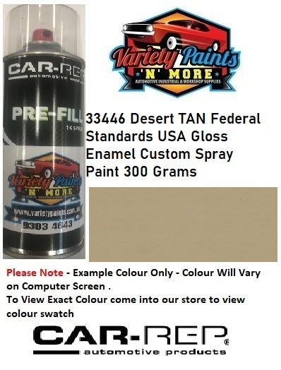 33446 Desert TAN Federal Standards USA Gloss Enamel Custom