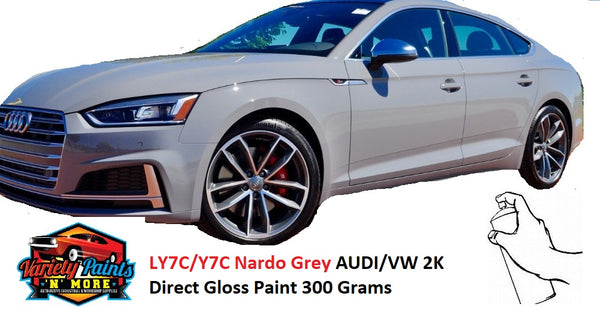 LY7C/Y7C Nardo Grey AUDI/VW 2K Direct Gloss Paint 300 Grams