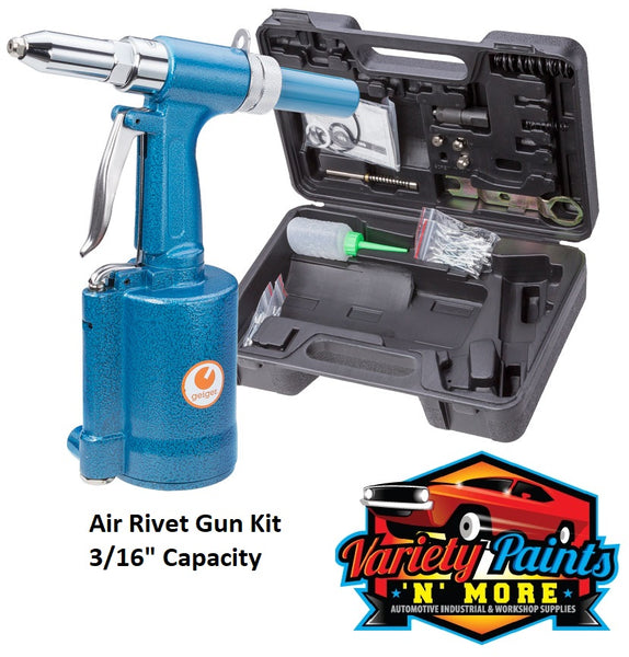 Air Rivet Gun Kit 3/16" Capacity