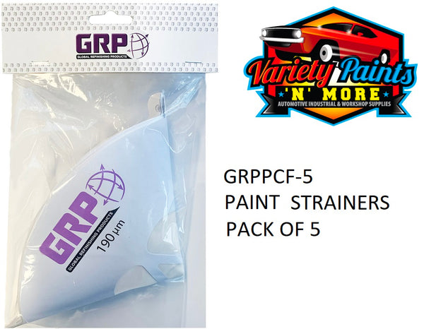 GRP SINGLE Paper paint strainer with nylon mesh FINE 190 Micron