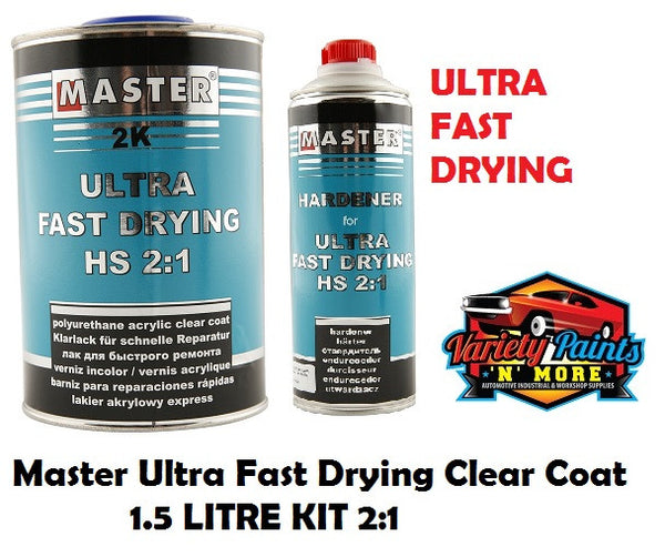 Master Ultra Fast Drying Clear Coat 1Lt 2:1