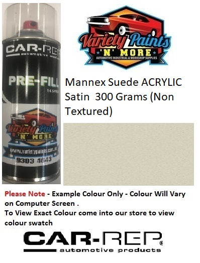 Mannex Suede ACRYLIC MATT 300 Grams (NON Textured Colour Match)