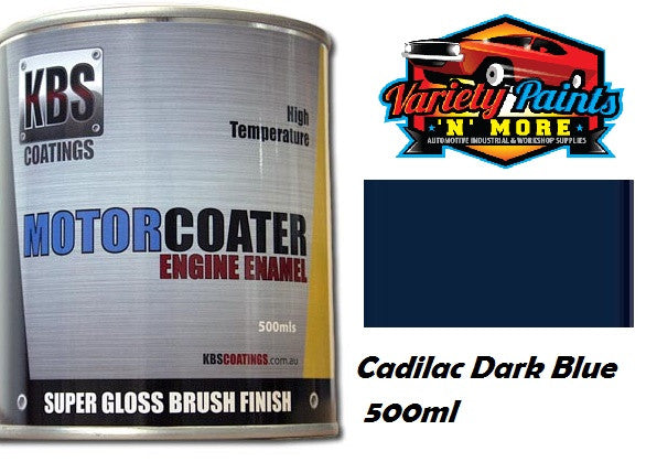 KBS Motor Coater Cadillac Dark Blue Engine Enamel 500ml