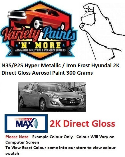 P2S Hyper Metallic / Iron Frost Hyundai Direct Gloss 2K Aerosol Paint