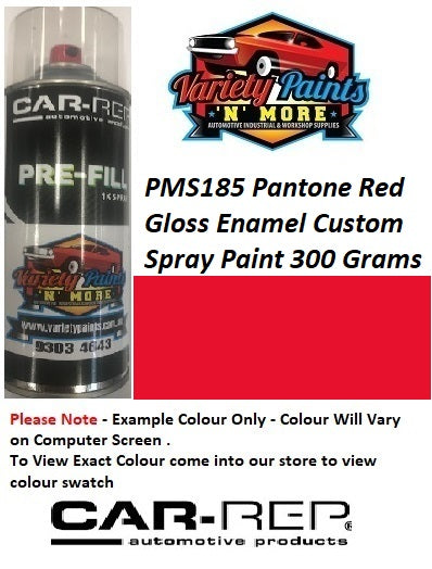 PMS185C Pantone Red Gloss Enamel Custom Spray Paint 300 Grams
