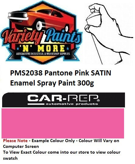 PMS2038 Pantone Pink Custom SATIN Enamel Spray Paint 300 Grams