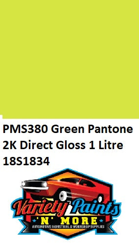 PMS380 Green Pantone 2K Direct Gloss 1 Litre 18S1834