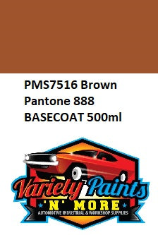 PMS7516 Brown Pantone 888 BASECOAT 500ml 18S1332