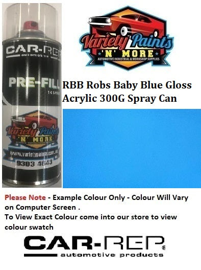 BBYBLU BABY BLUE CUSTOM Gloss Acrylic 300G Spray Can