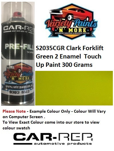 S2035CGR Clark Forklift Green 2 Enamel Touch Up Paint 300 Grams