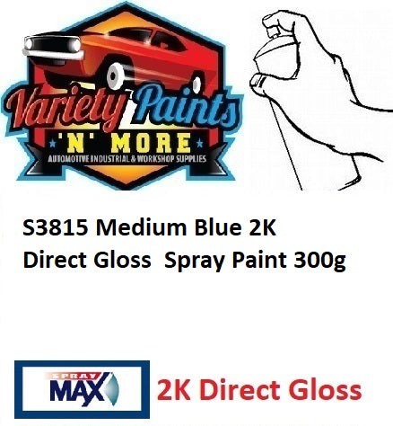 S3815 Medium Blue 2K Direct Gloss Spray Paint 300g