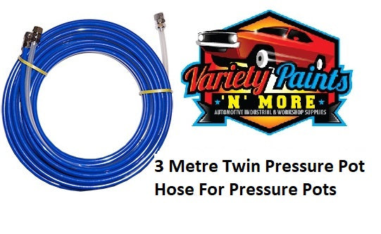3 Metre Twin Pressure Pot Hose For Pressure Pots