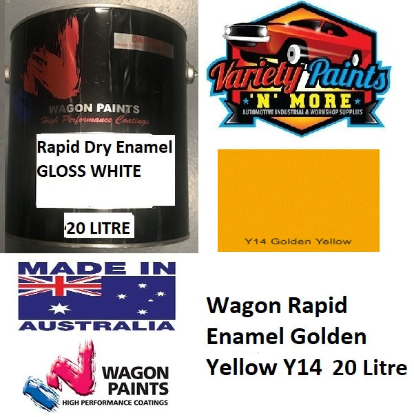 Wagon Rapid Enamel Golden Yellow Y14 20 Litre