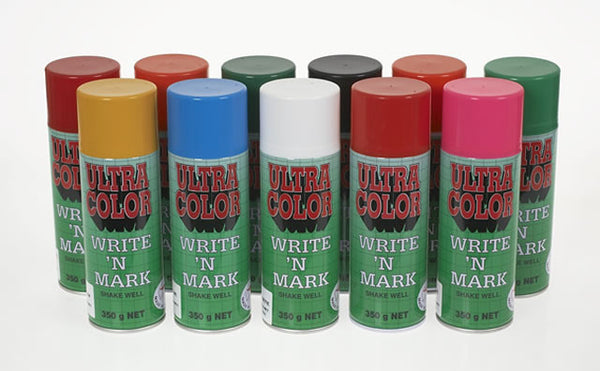 UltraColor Write & Mark Fluoro Red Paint 350 Gram